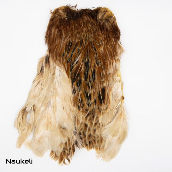 Indian Hen Cape – Natural Brown Badger